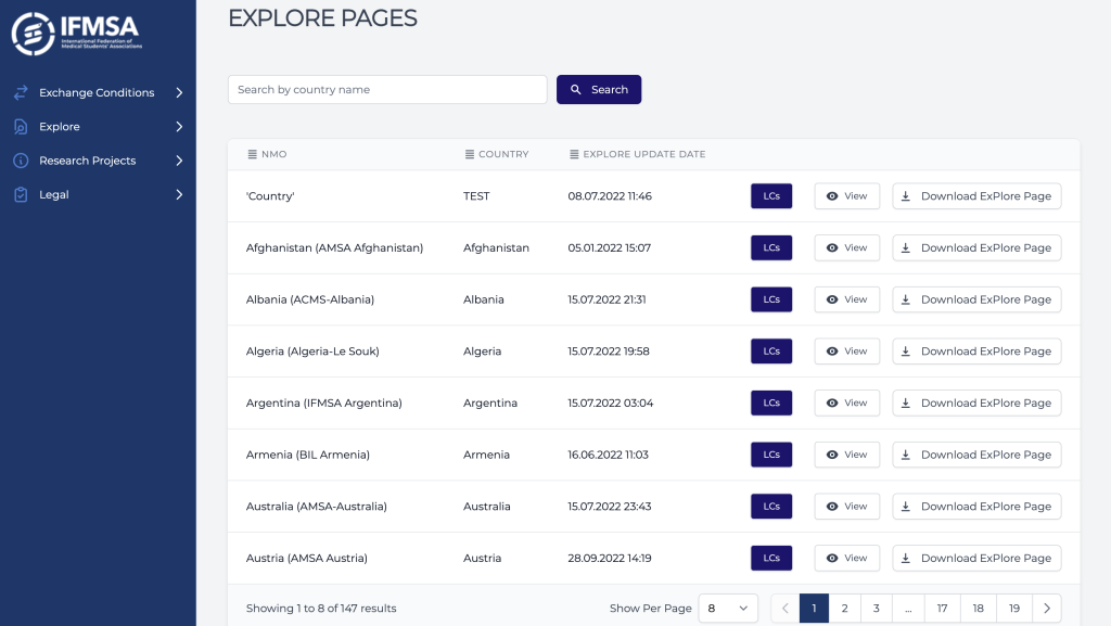 INTERCAMBIOS | IFMSA